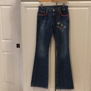 Crystal | Jeans | Crystal Brand Boho Embroidered Jeans | Poshmark